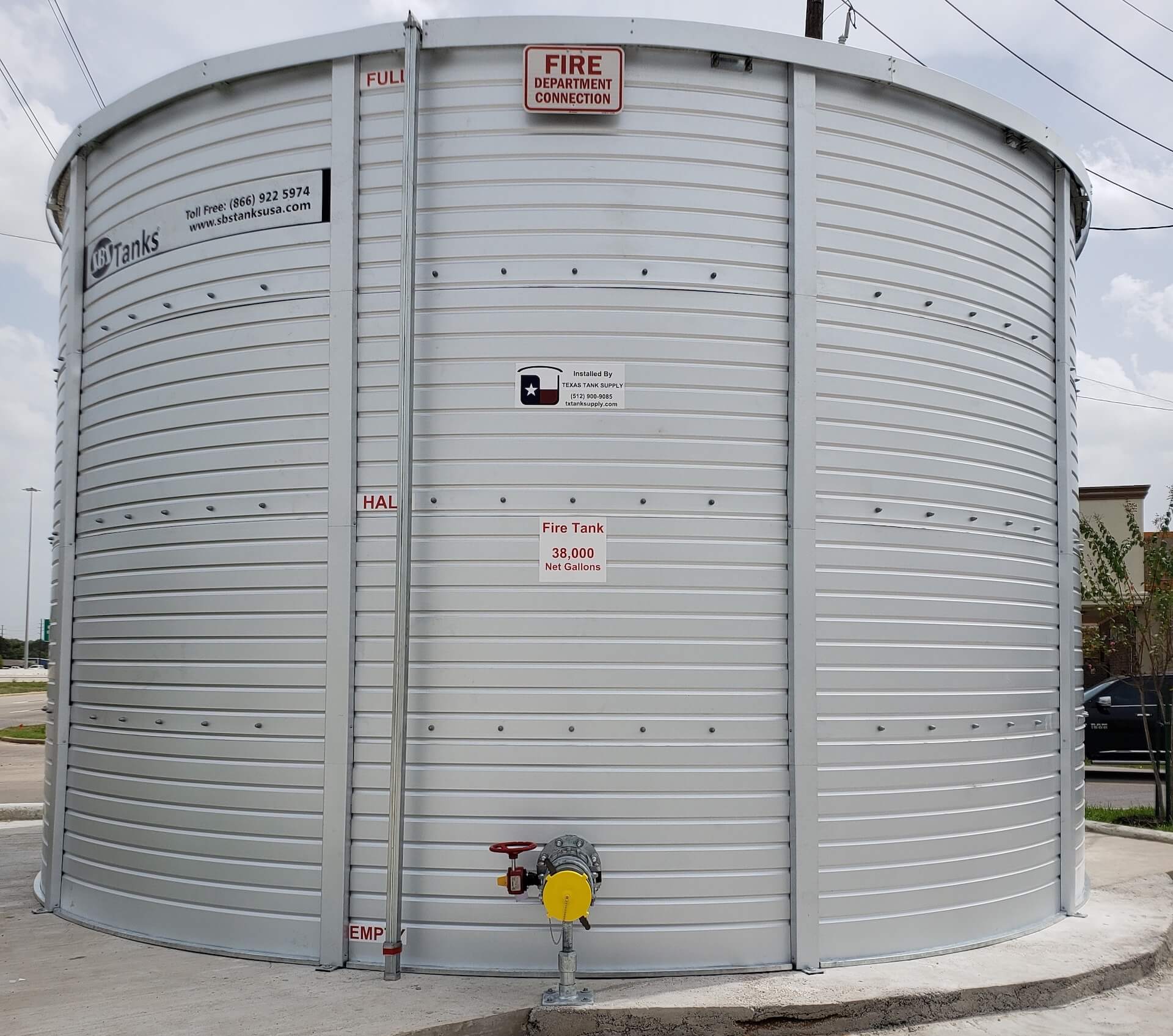 Industrial & Commercial Steel Water Tanks - SBS Water Tanks USA